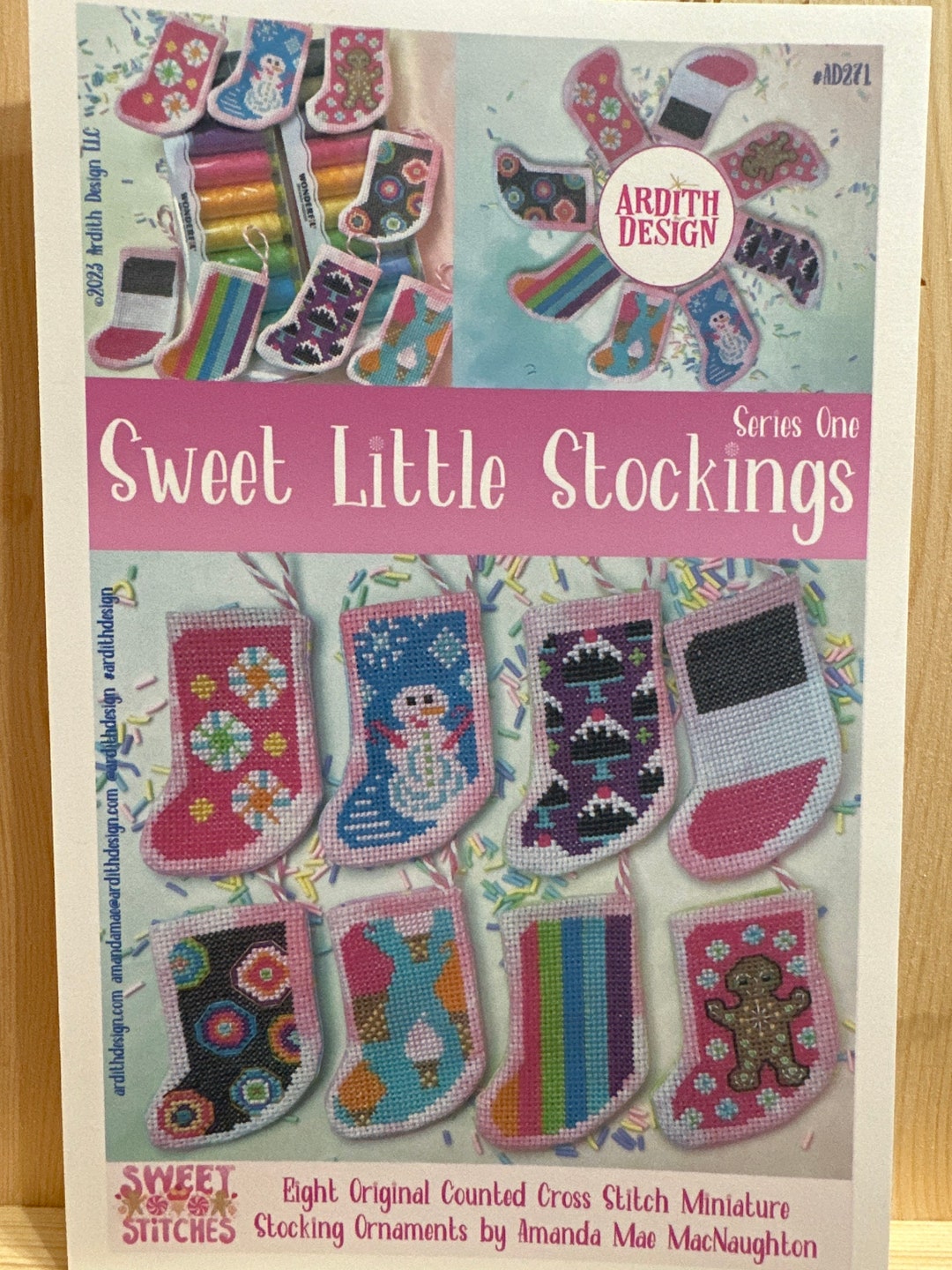 Ardith Design - Sweet Little Stockings - Series One - 8 Miniature ...