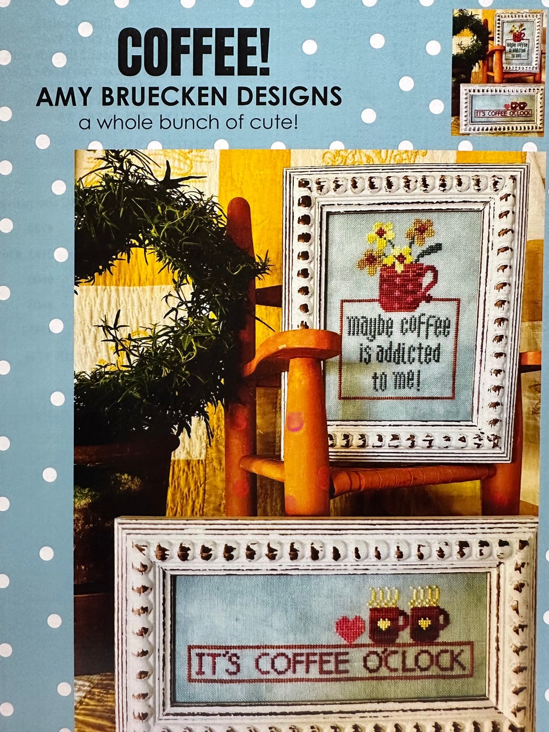 Amy Bruecken Designs - Coffee - Coffee O'clock - Cross Stitch - Stitch ...