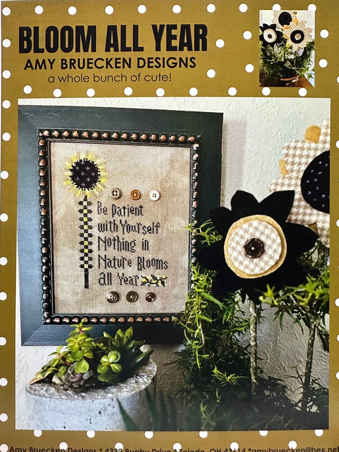 Amy Bruecken Designs - Bloom All Year - Cross Stitch - Stitch Addict - Etsy