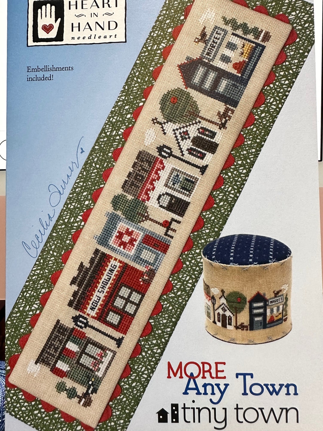 Heart in Hand Needleart - More Any Town Tiny Town - Cecilia Turner ...