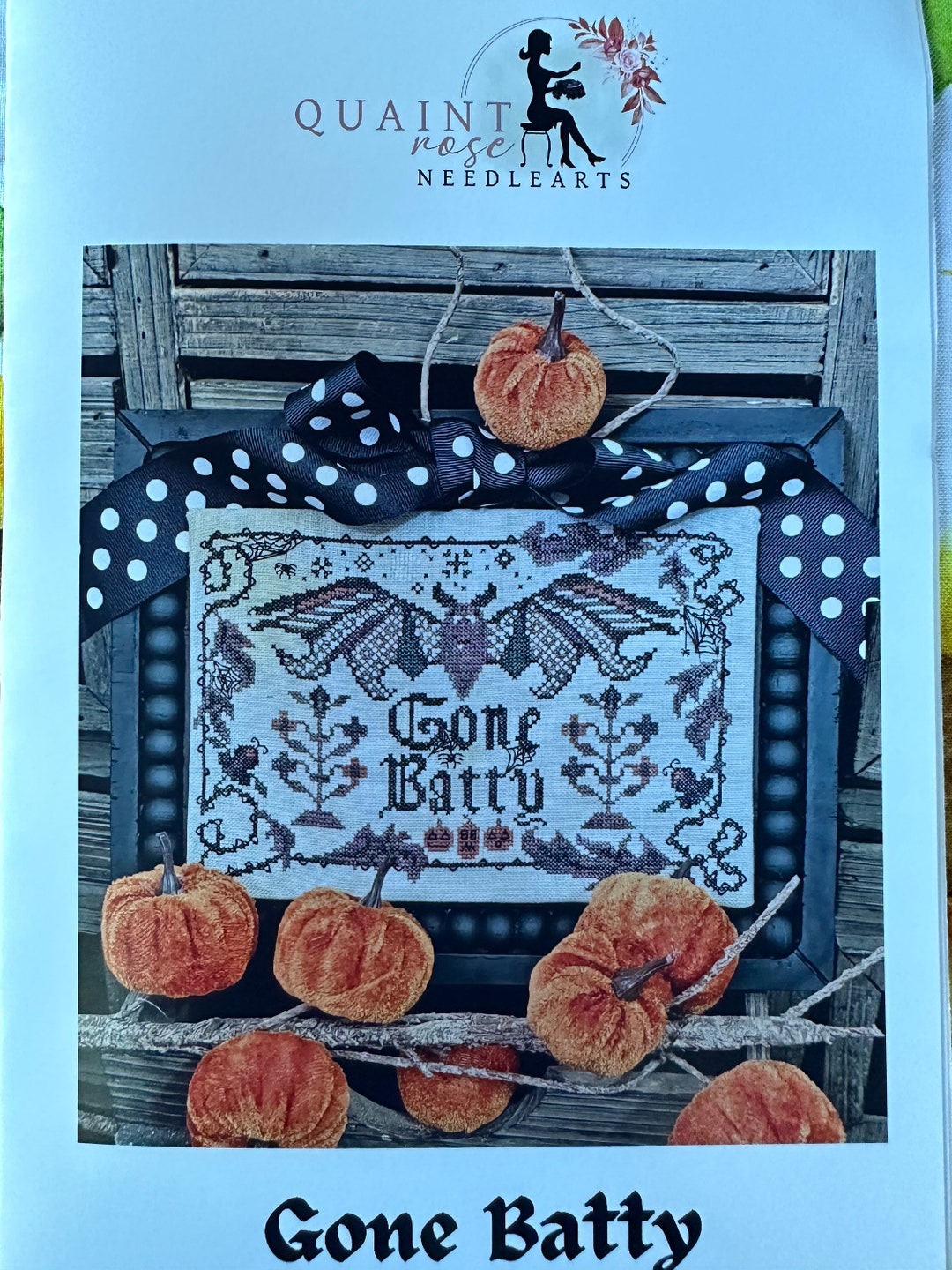 Quaint Rose Needlearts Gone Batty Halloween Counted - Etsy