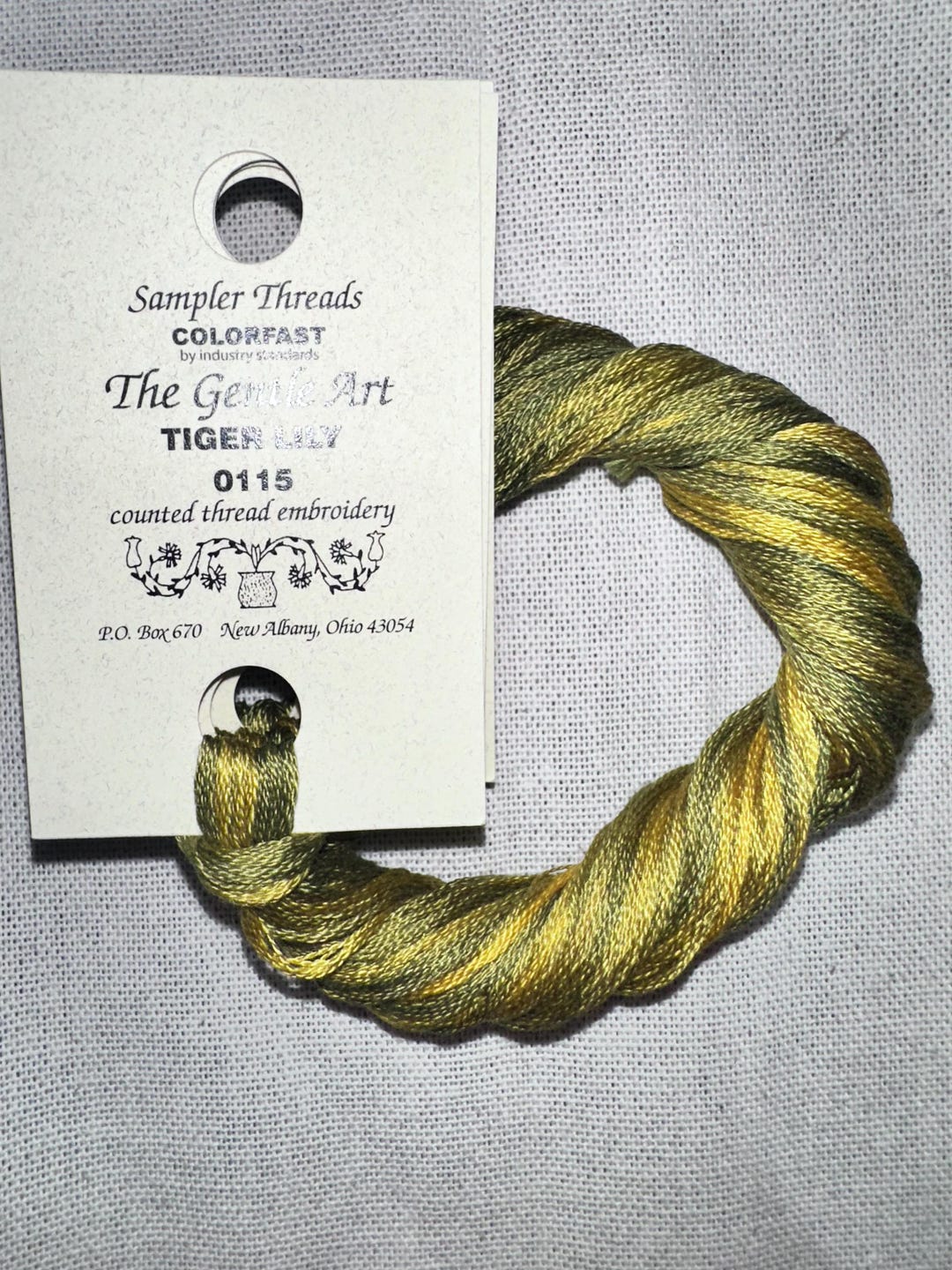 The Gentle Art Sampler Threads Tiger Lily - Etsy
