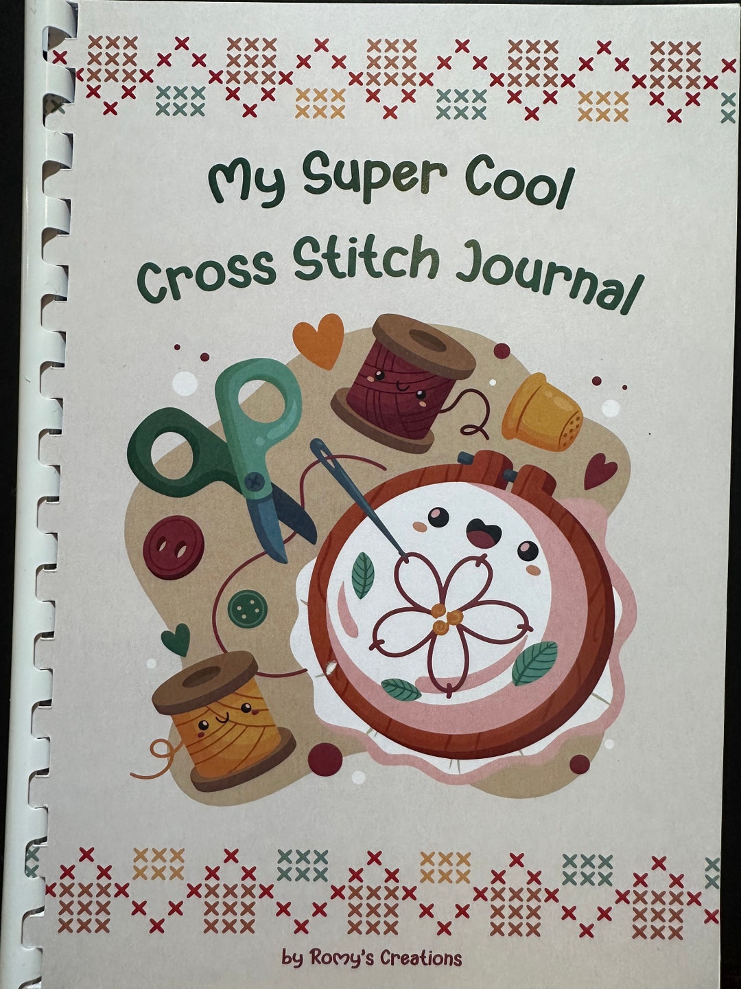 Romy's Creations My Super Cool Cross Stitch Journal - Etsy
