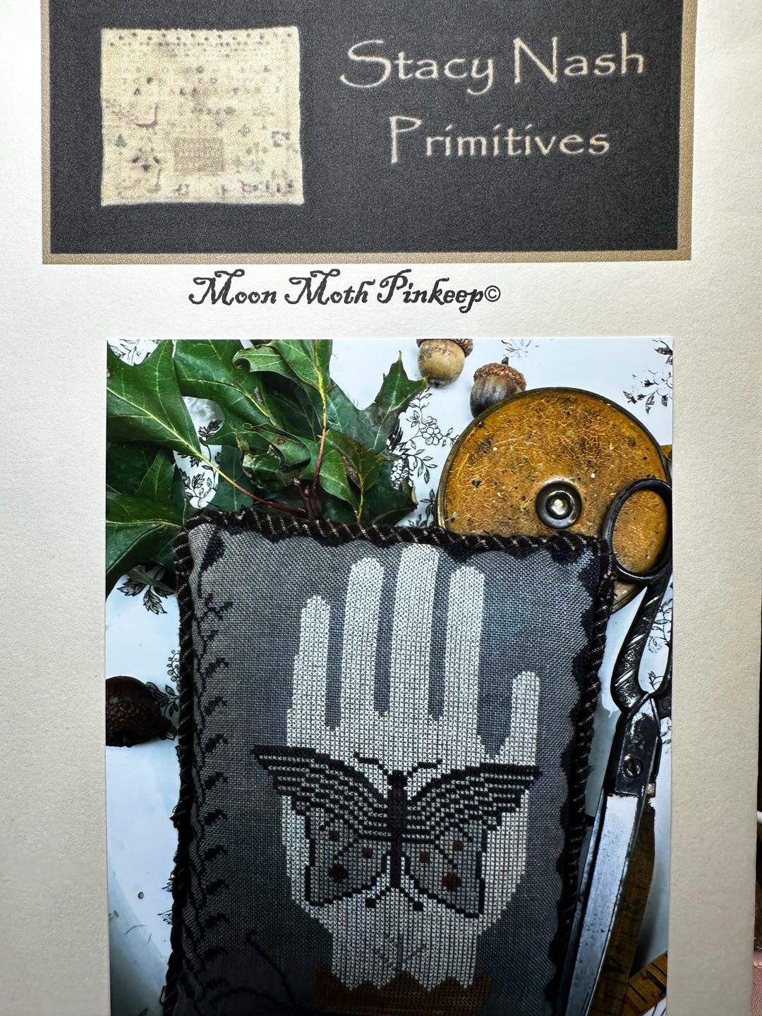 Stacy Nash Primitives Moon Moth Pinkeep - Etsy