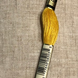 DMC Floss - 722 - 725 -729 - 741 - 742 - 791 - Cross Stitch Thread ...