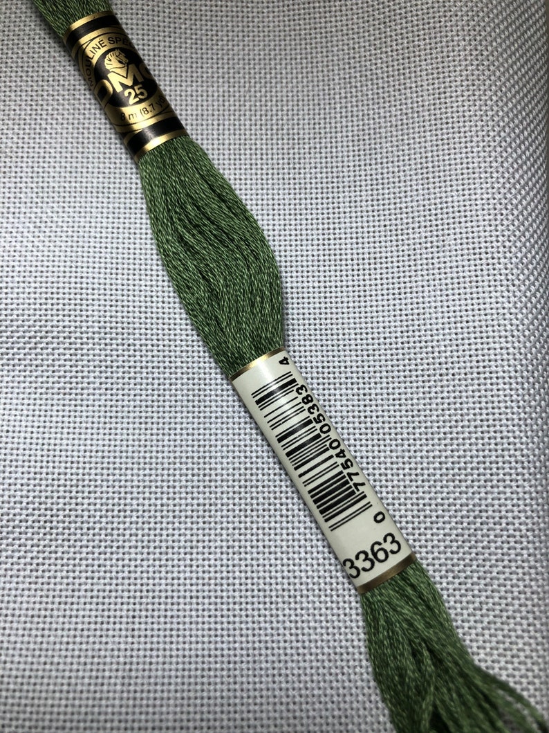 DMC Floss 3326 3340 3341 3345 3346 3347 3362 - Etsy