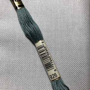 DMC Floss 924 - 926 - 927 - 928 - 932 - 934 - 935 - 938 - 945 - 946 ...