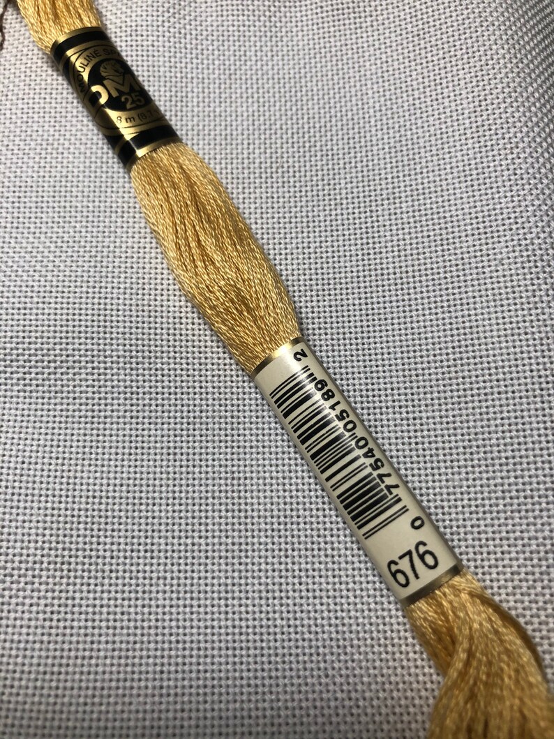 DMC Floss 666 676 677 680 699 700 701 712 - Etsy