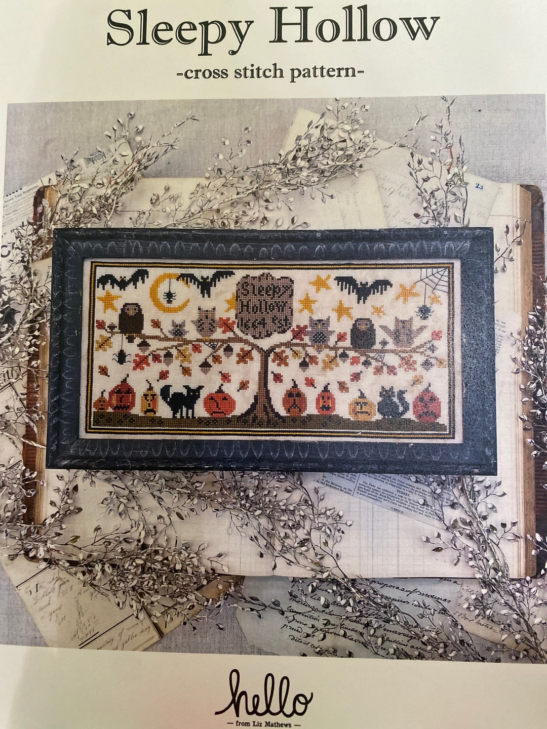 Hello From Liz Mathews Sleepy Hollow 1664 Halloween Cross Stitch - Etsy
