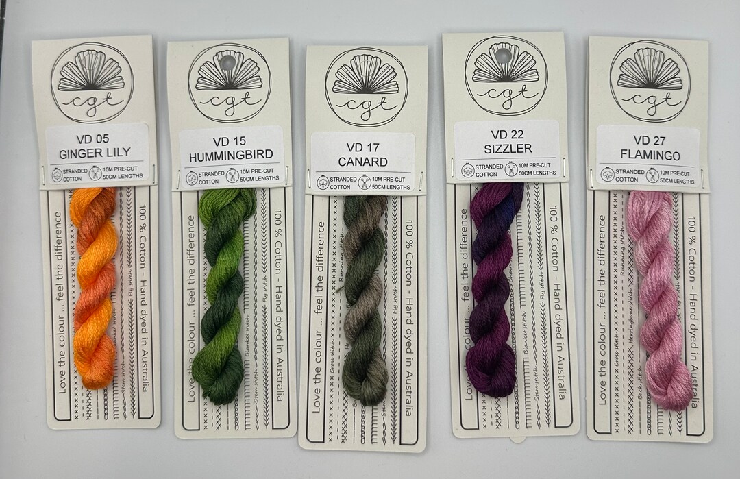 Cottage Garden Threads - CTG - Ginger Lily - Hummingbird - Canard ...