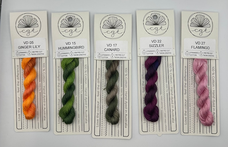 Cottage Garden Threads - CTG - Ginger Lily - Hummingbird - Canard ...