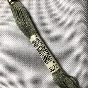 DMC Floss - 3011 - 3012 - 3021 - 3022 - 3024 - 3033 - 3041 - 3042 ...