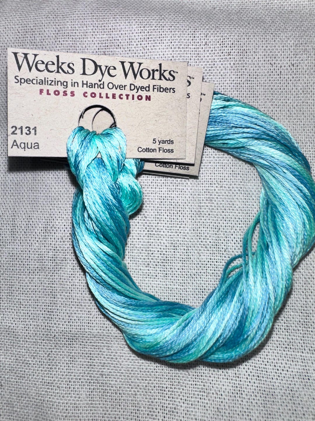 Weeks Dye Works Aqua - Etsy