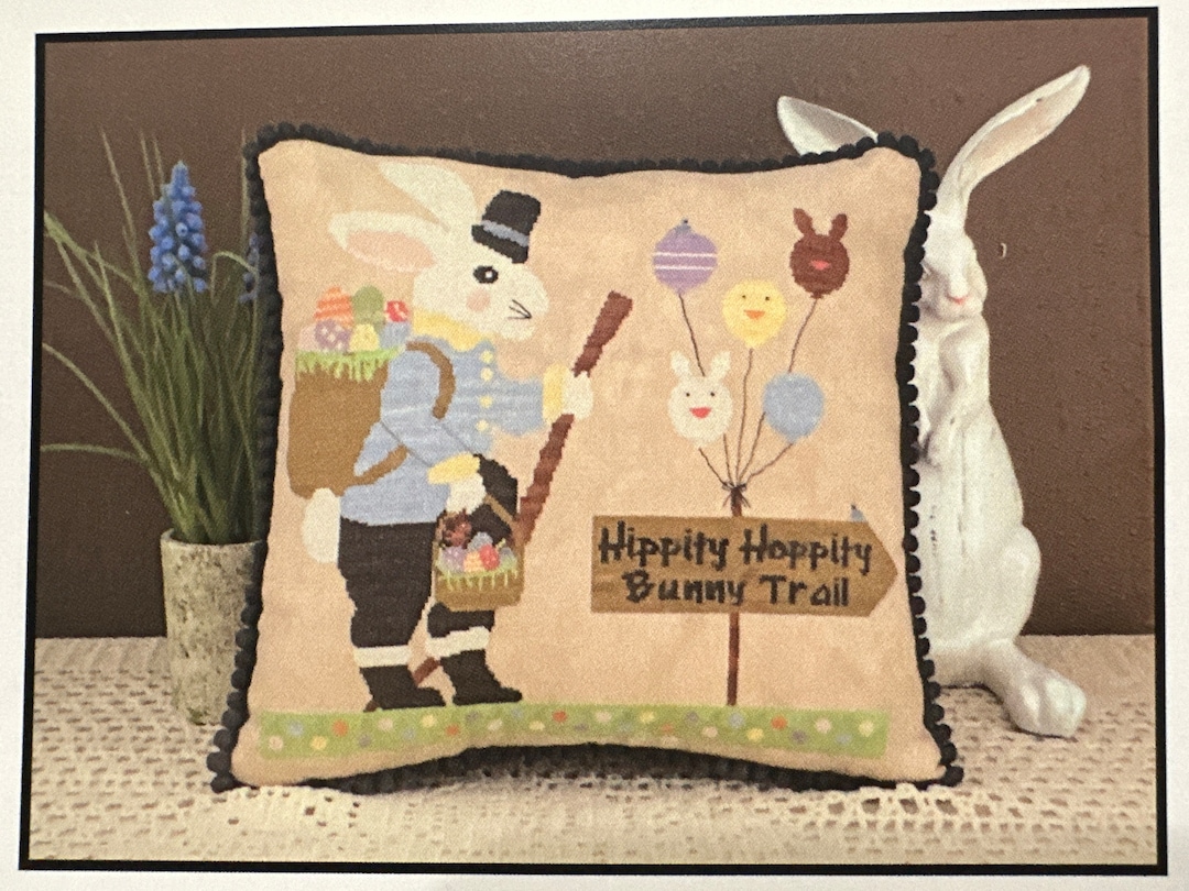 Needle Bling Designs - Mr. Bun E. Rabbit - Hippity Hoppity Bunny Trail ...