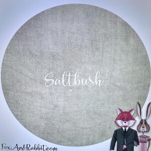 Fox and Rabbit Saltbush 14 Count Aida - Etsy