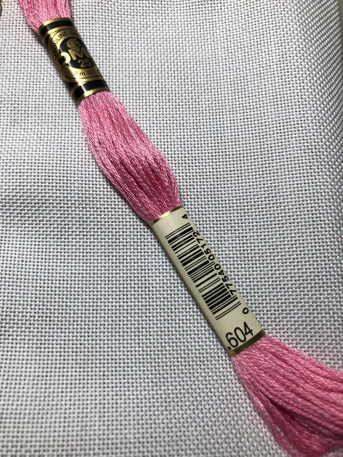 DMC Floss 604 608 610 611 612 Cross Stitch Thread | Etsy