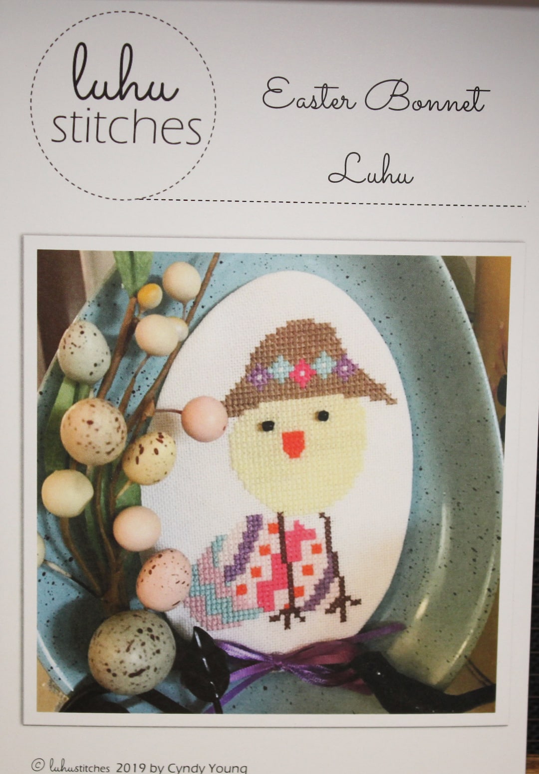 Luhu Stitches - Easter Bonnet Luhu - Cute Chickie - Easter - Chick With ...