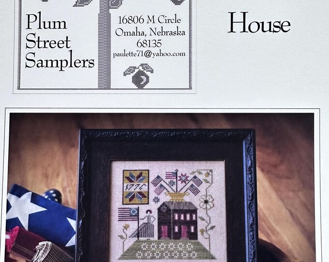 Plum Street Sampler Betsy's House - Etsy