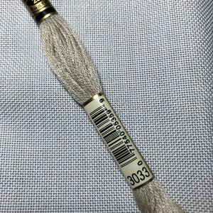 DMC Floss - 3011 - 3012 - 3021 - 3022 - 3024 - 3033 - 3041 - 3042 ...