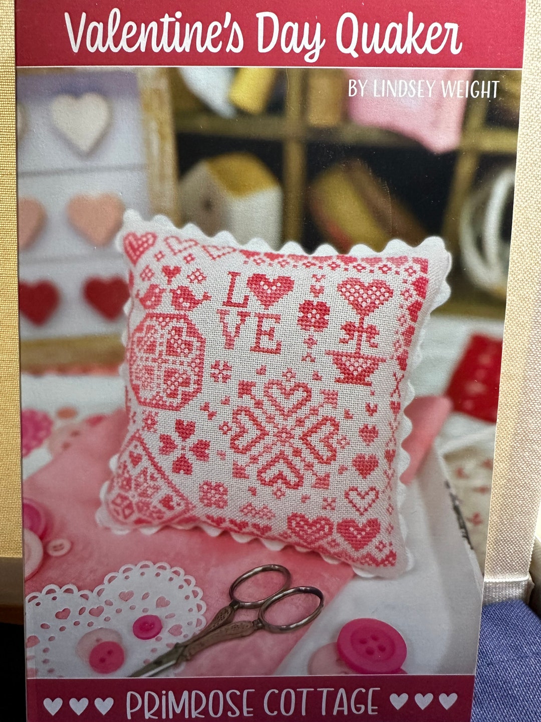 Primrose Cottage Stitches - Valentine's Day Quaker - February 14th ...