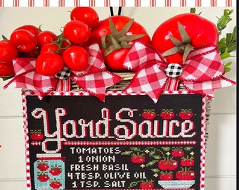 YARD SAUCE Recipe Box Collection Stitching With the Housewives Cross Stitch Pattern-2 - Etsy