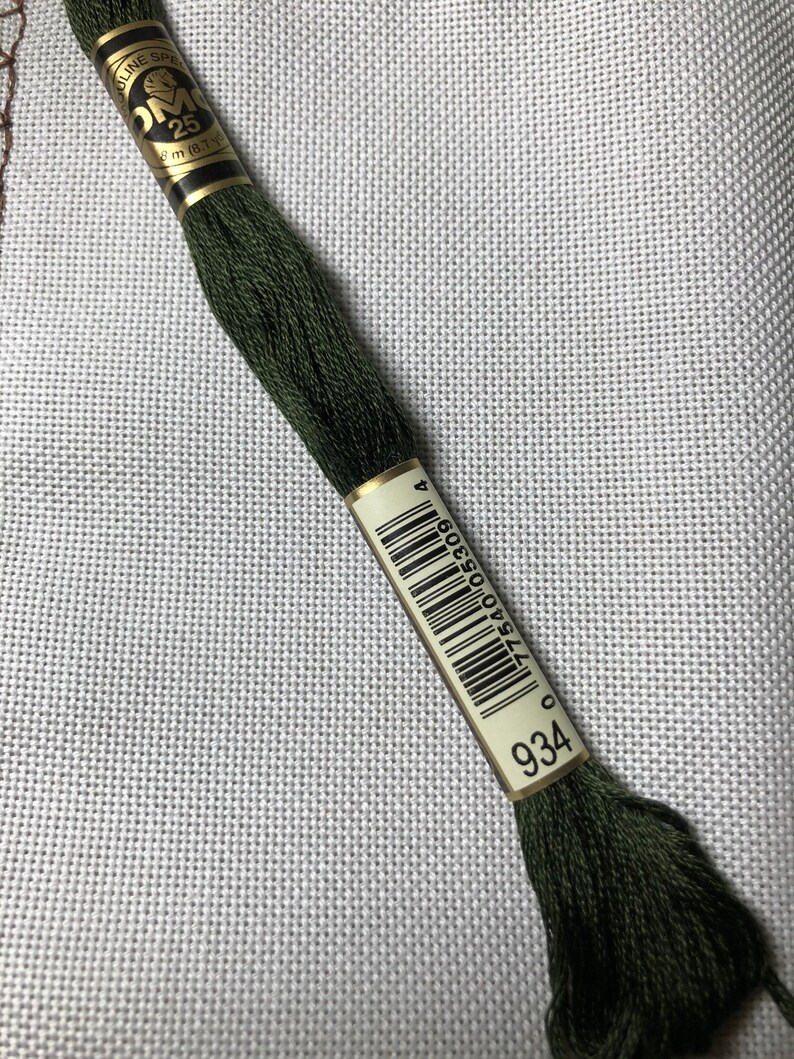 DMC Floss 924 926 927 928 932 934 935 938 945 - Etsy