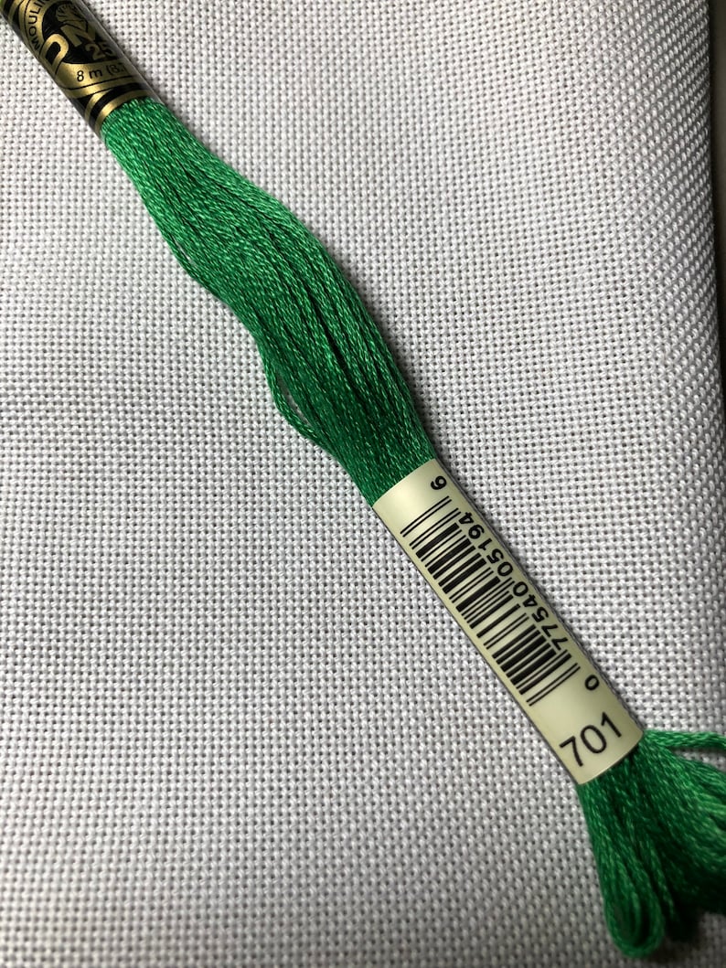 DMC Floss 666 676 677 680 699 700 701 712 - Etsy