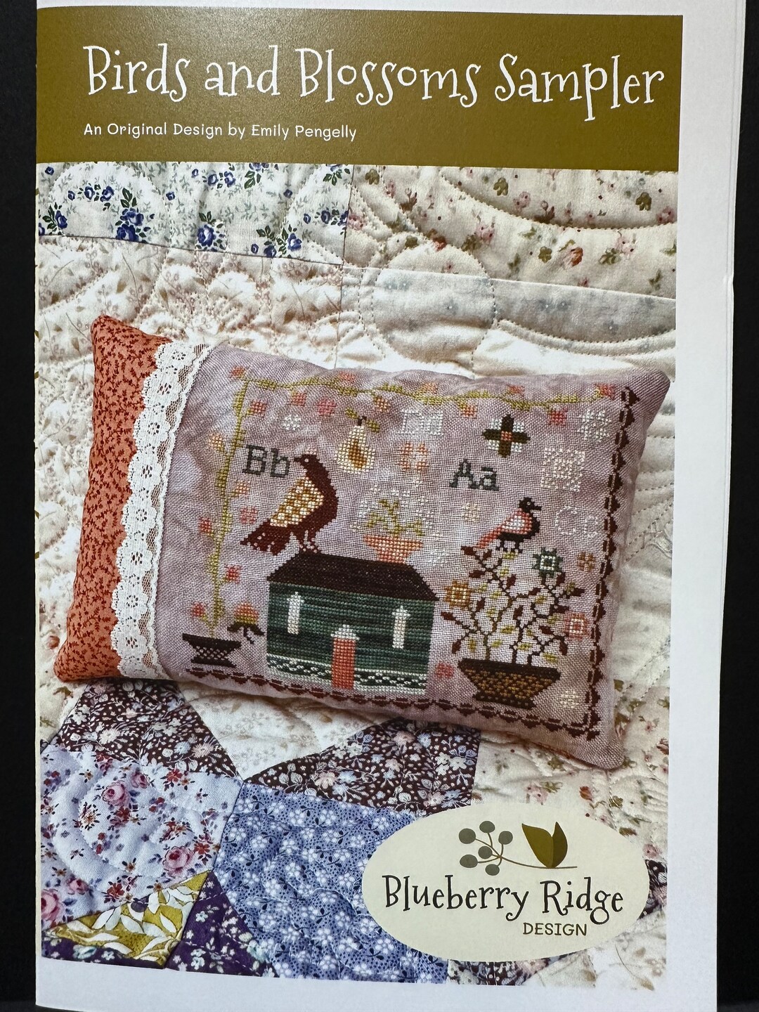 Blueberry Ridge Design - Birds and Blossoms Sampler - Etsy