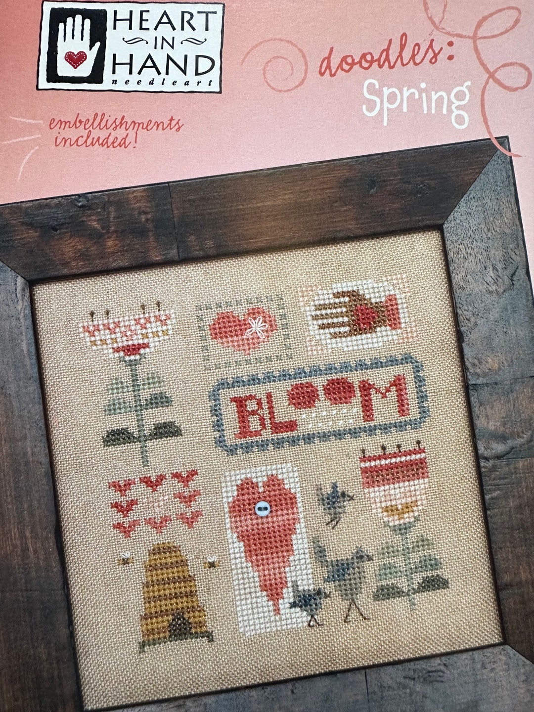Heart in Hand Needlearts - Doodles: Spring Bloom - Embellishments ...