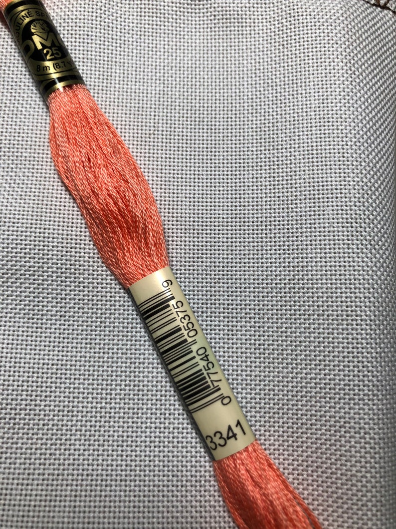 DMC Floss 3326 3340 3341 3345 3346 3347 3362 - Etsy