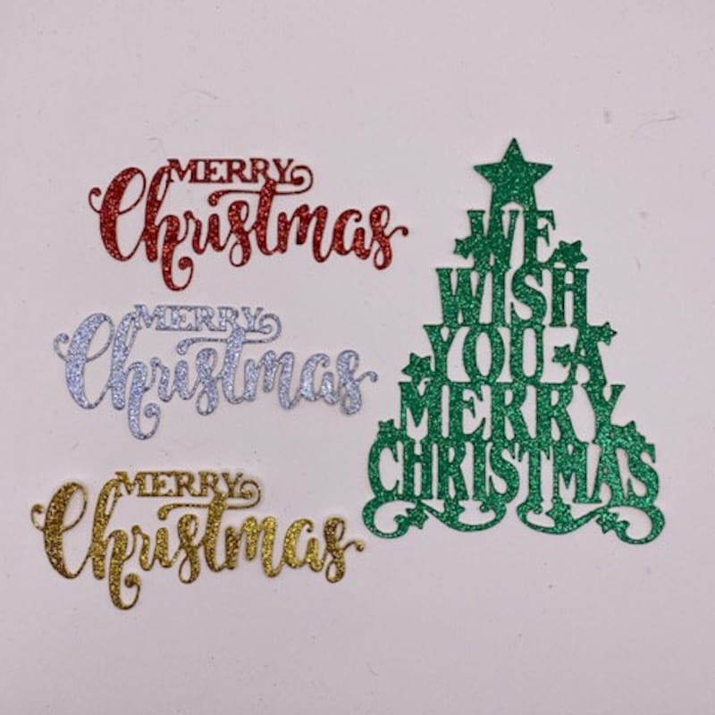 Christmas Die Cuts - Etsy