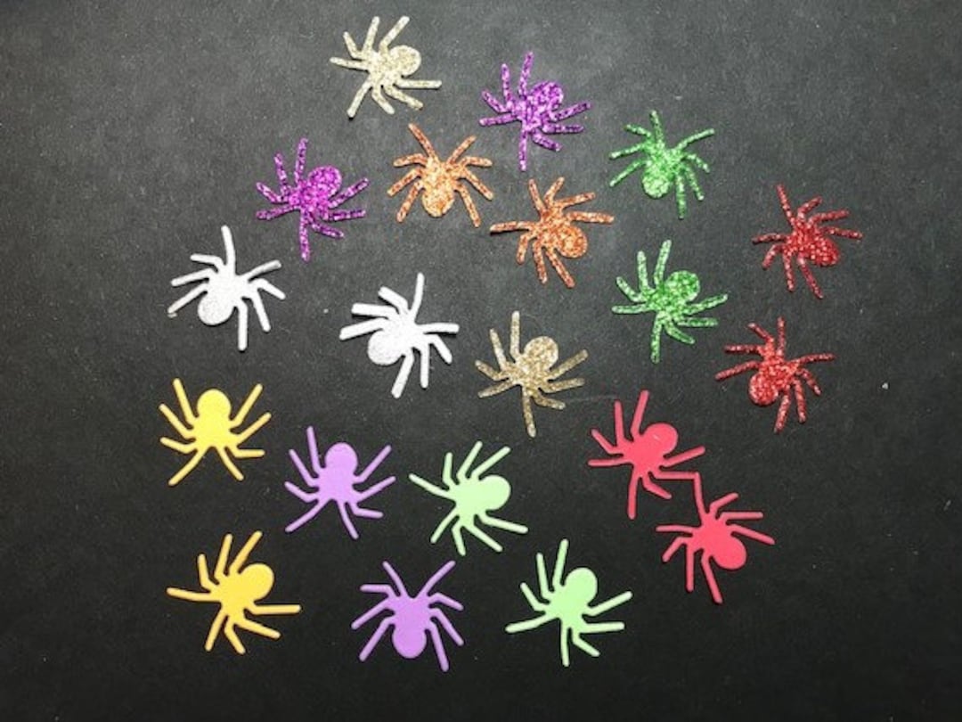 Spider Confetti/die Cut 3/4 In. X 3/4 In. - Etsy