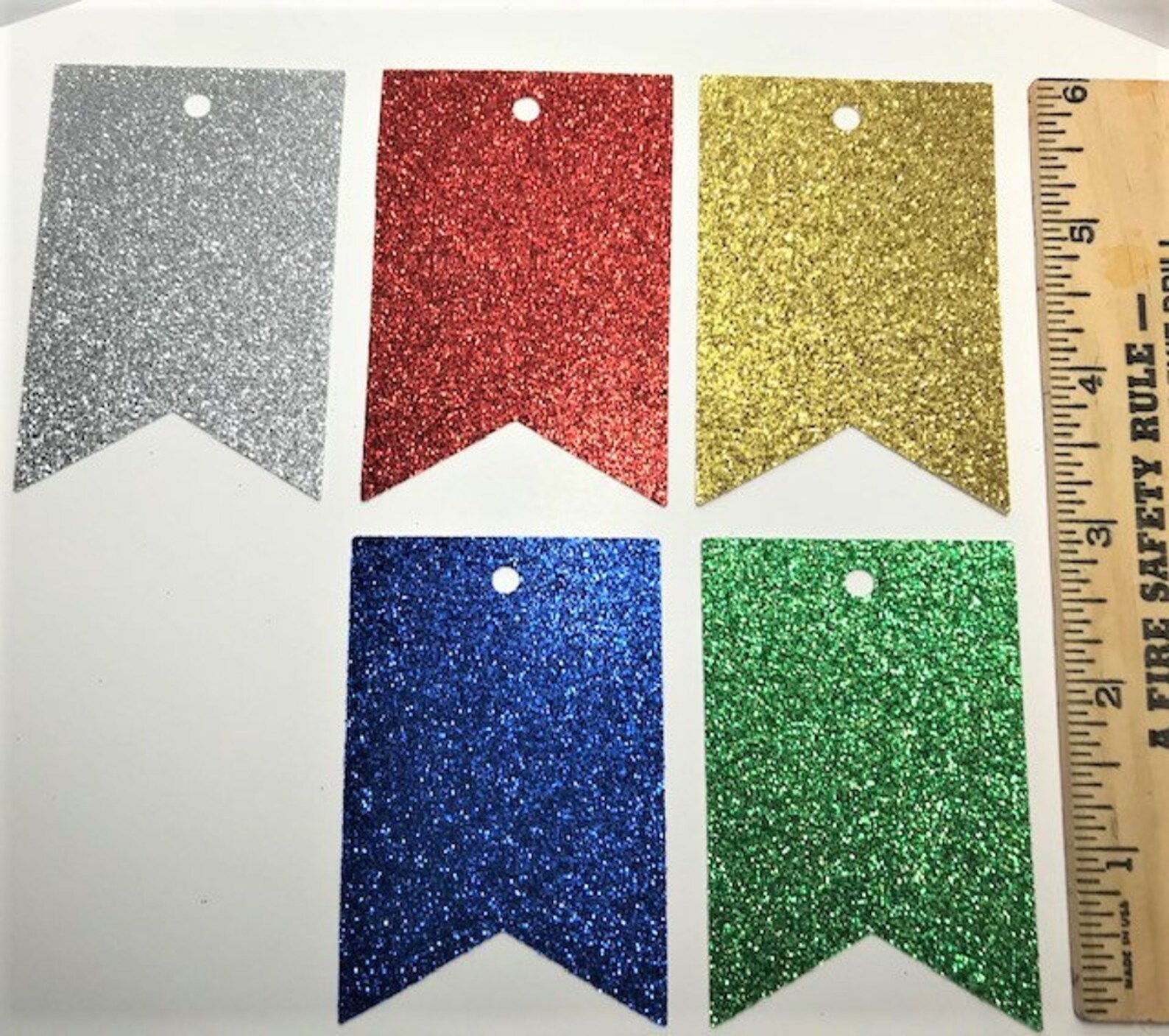 Glitter Gift Tags - Etsy