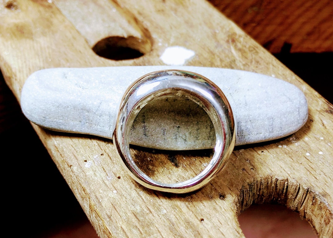 Classic Bombay Silver Ring - Etsy