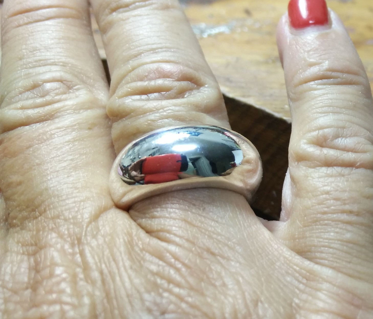 Classic Bombay Silver Ring - Etsy