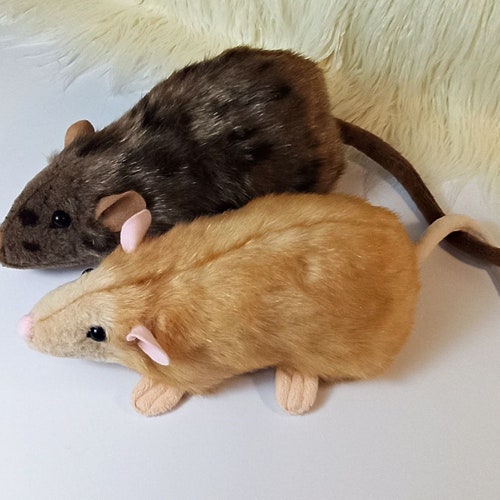 Stuffed Rat Realistic Rat Plush - Etsy