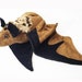 Bat Plush, Fruit Bat, Flying Fox Cute Toys Bat Stuffed Animal Halloween ...