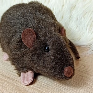 Stuffed Rat Realistic Rat Plush - Etsy