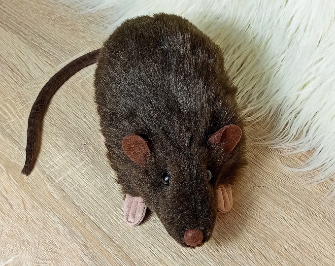 Stuffed Rat, Realistic Rat Plush, - Etsy