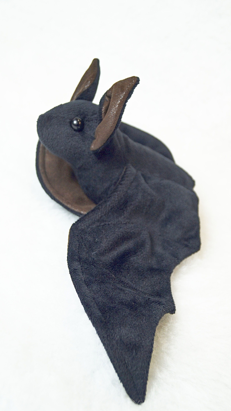 Bat Plush Cute Plush Stuffed Animal Black Bat - Etsy