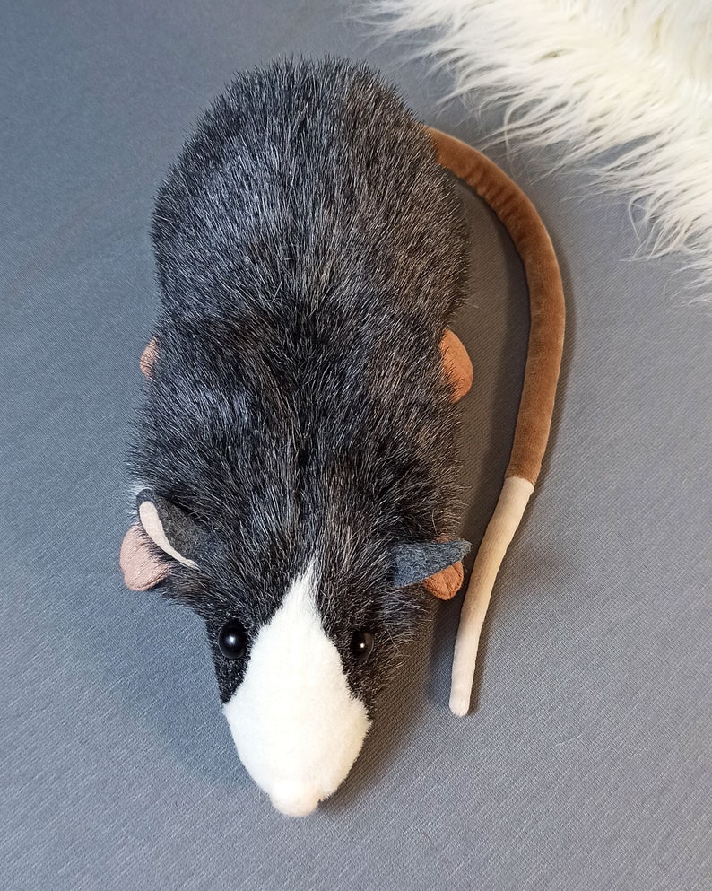 Rat Plush Blazed Berkshire Rat - Etsy