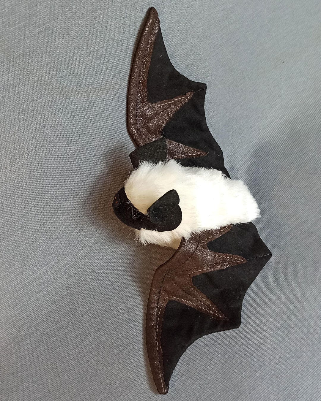 Canyon Bat Plush: Handmade Faux Fur Stuffed Animal - Etsy