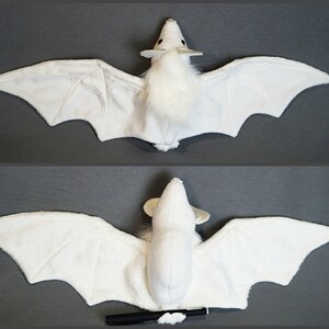 Bat Plush Fruit Bat Albino Flying Fox Halloween Gift Bat | Etsy Canada
