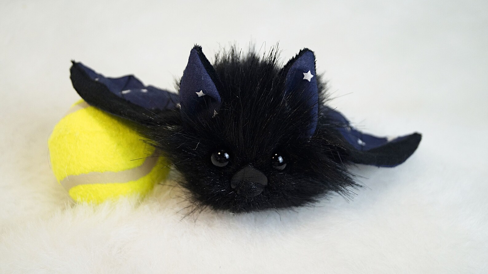 Bat Plush Cute Black Bat Halloween Toy Bat Lovers - Etsy