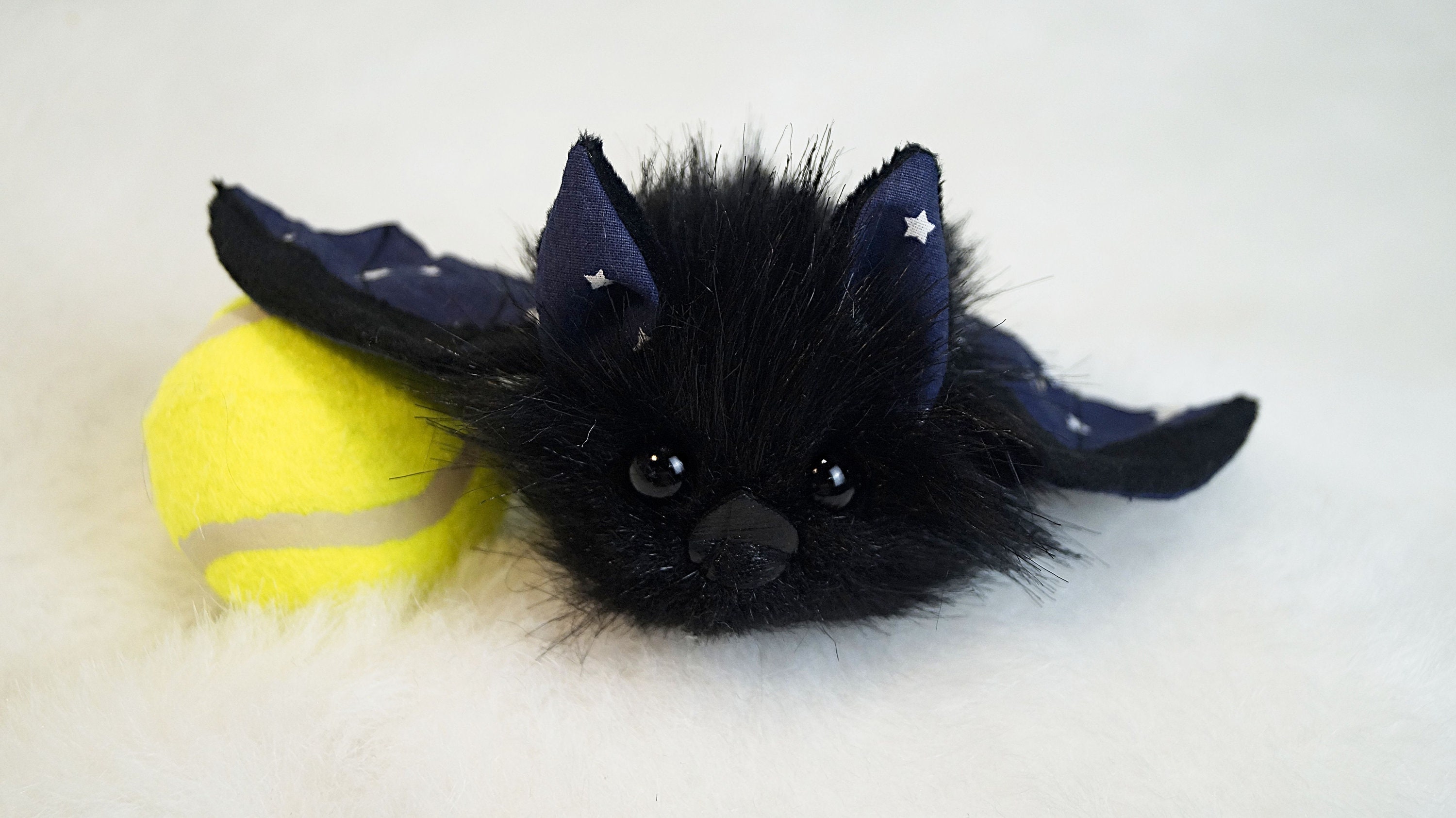 Bat plush Cute Black bat Halloween toy Bat lovers | Etsy