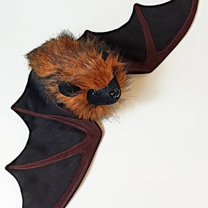 Bat Plush, Realistic Bat, Big Brown Bat, Bat Stuffed Animal - Etsy
