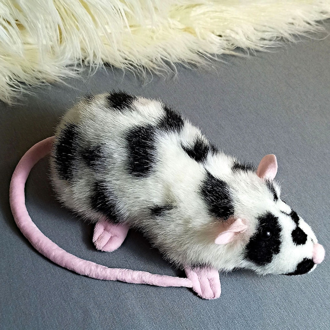 Rat Plush, Dalmatian Rat, Stuffed Rat - Etsy