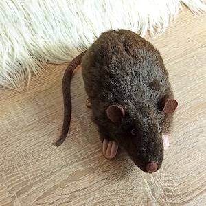 Stuffed Rat Realistic Rat Plush - Etsy
