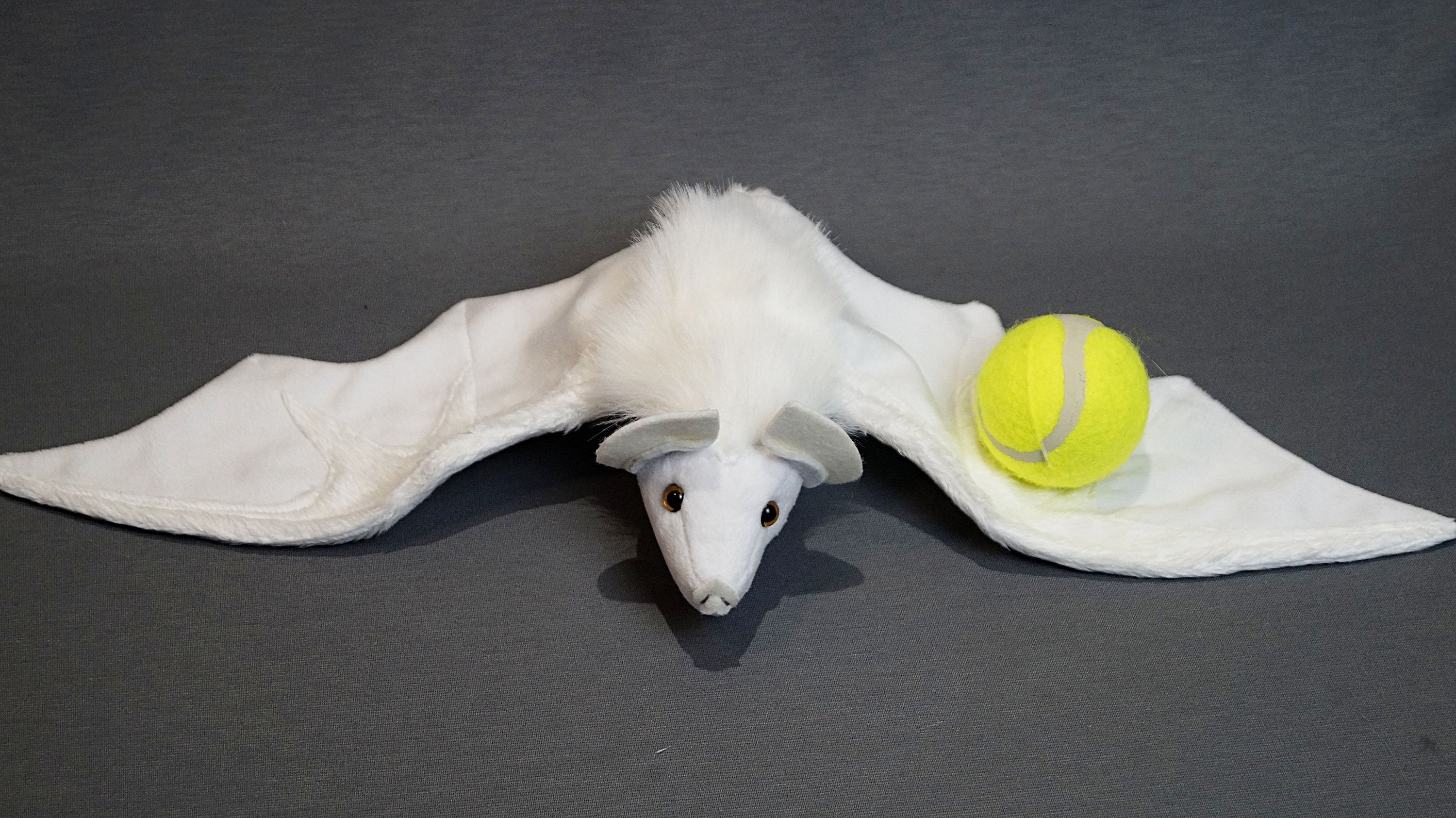 Bat Plush Fruit Bat Albino Flying Fox Halloween Gift Bat | Etsy Canada