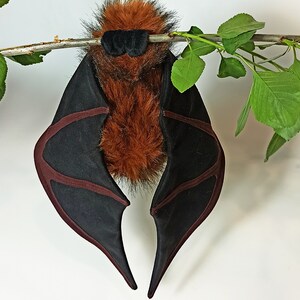 Bat Plush, Realistic Bat, Big Brown Bat, Bat Stuffed Animal - Etsy